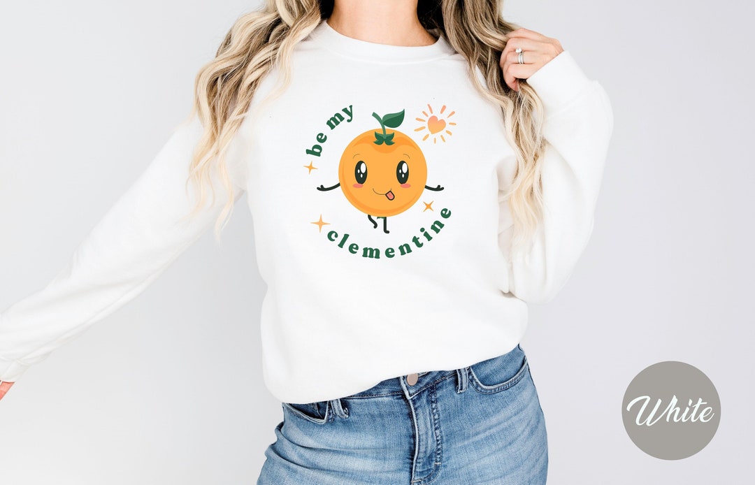 Be My Clementine Shirt, Kawaii Valentine's Shirt, Cute Valentine's ...