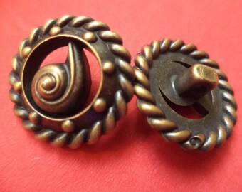 Items similar to Steampunk Watch Movement Cabinet Knobs - All Bronze ...