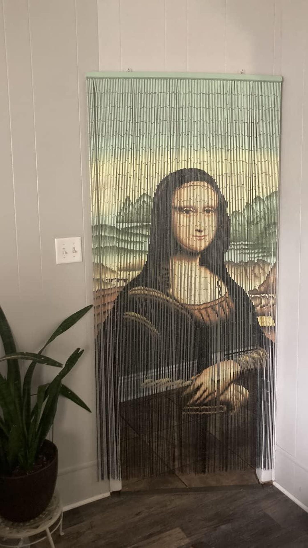 Abeadedcurtain Real 125 Strands 4000 Bamboo Beads Mona Lisa Beaded ...
