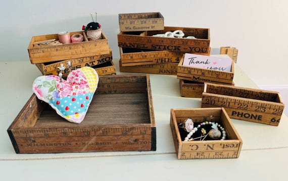 Vintage Ruler Box