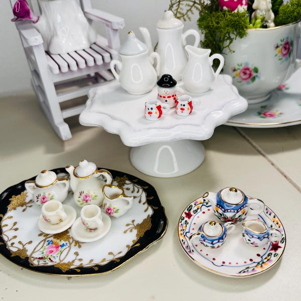Tiny Tea Set - Etsy
