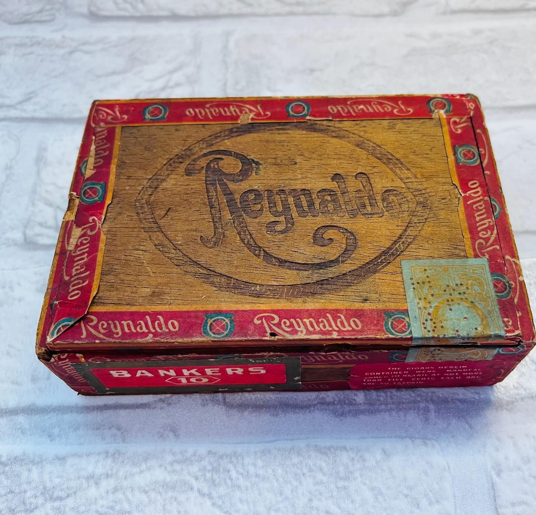 Cigar Box Vintage Reynaldo/reynaldo Vintage Cigar Box - Etsy