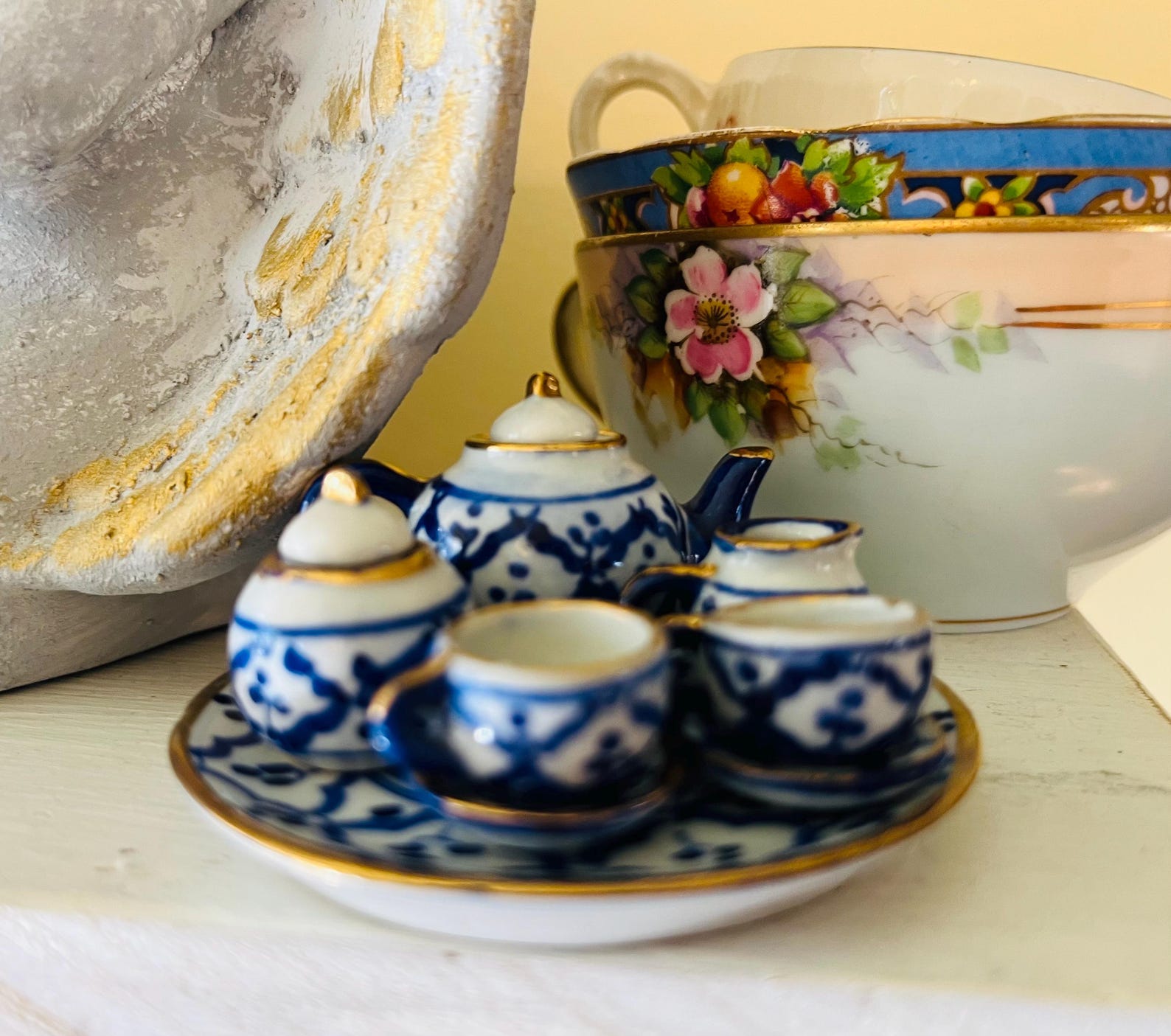 Cute Miniature Porcelain Tea Sets and More - Etsy