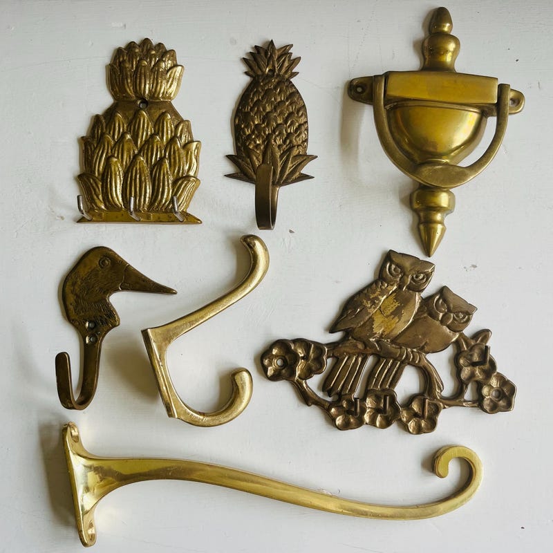 Wall Hooks Vintage - Etsy