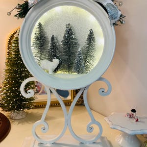 Christmas Miniature Shadow Boxes in Repurposed Clocks - Etsy