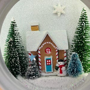 Christmas Miniature Shadow Boxes in Repurposed Clocks - Etsy