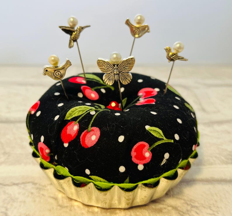 Assortment of One of a Kind Pincushions With Specialty Quilting Pins - Etsy
