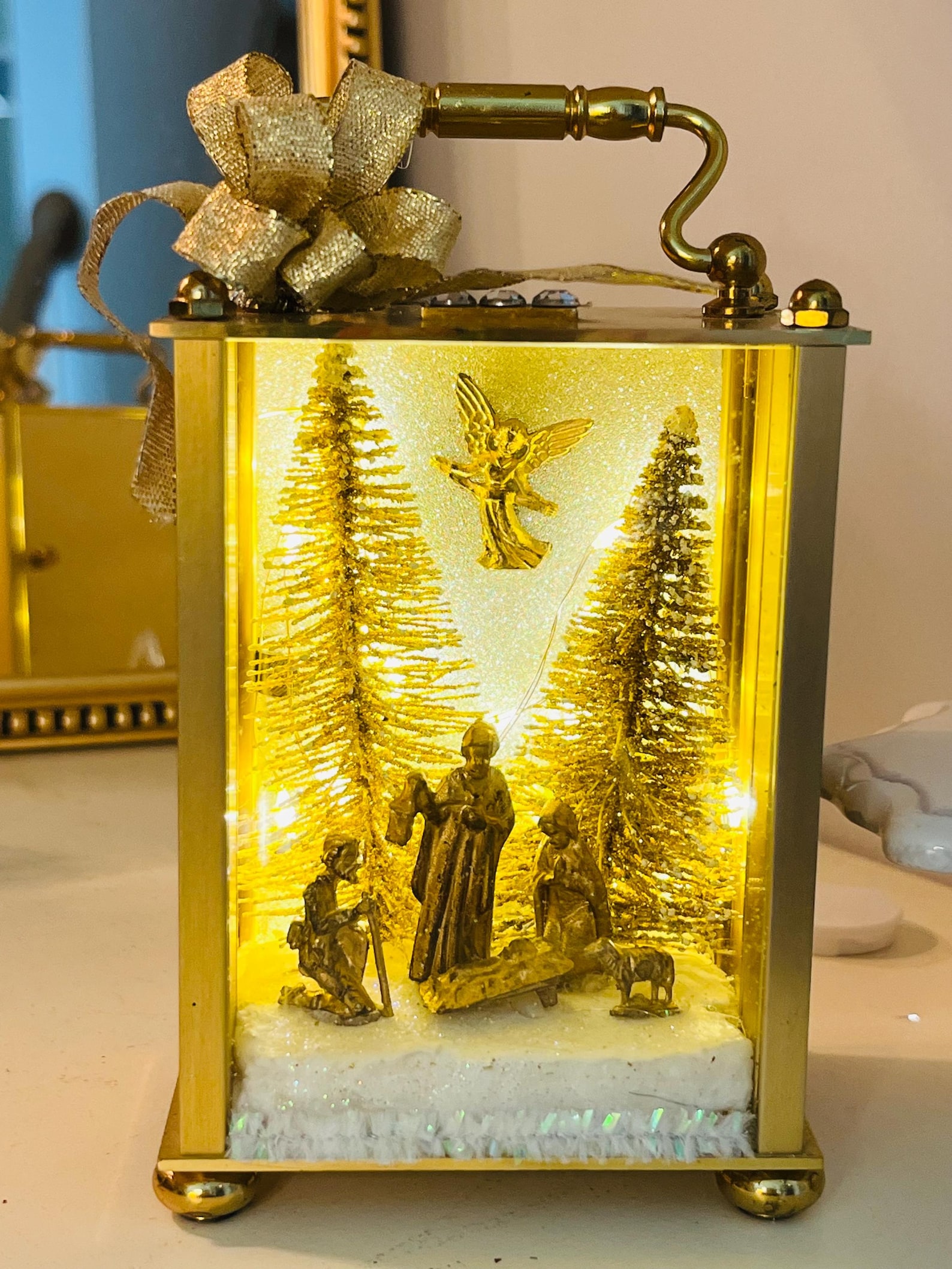 Christmas Miniature Shadow Boxes in Repurposed Clocks - Etsy