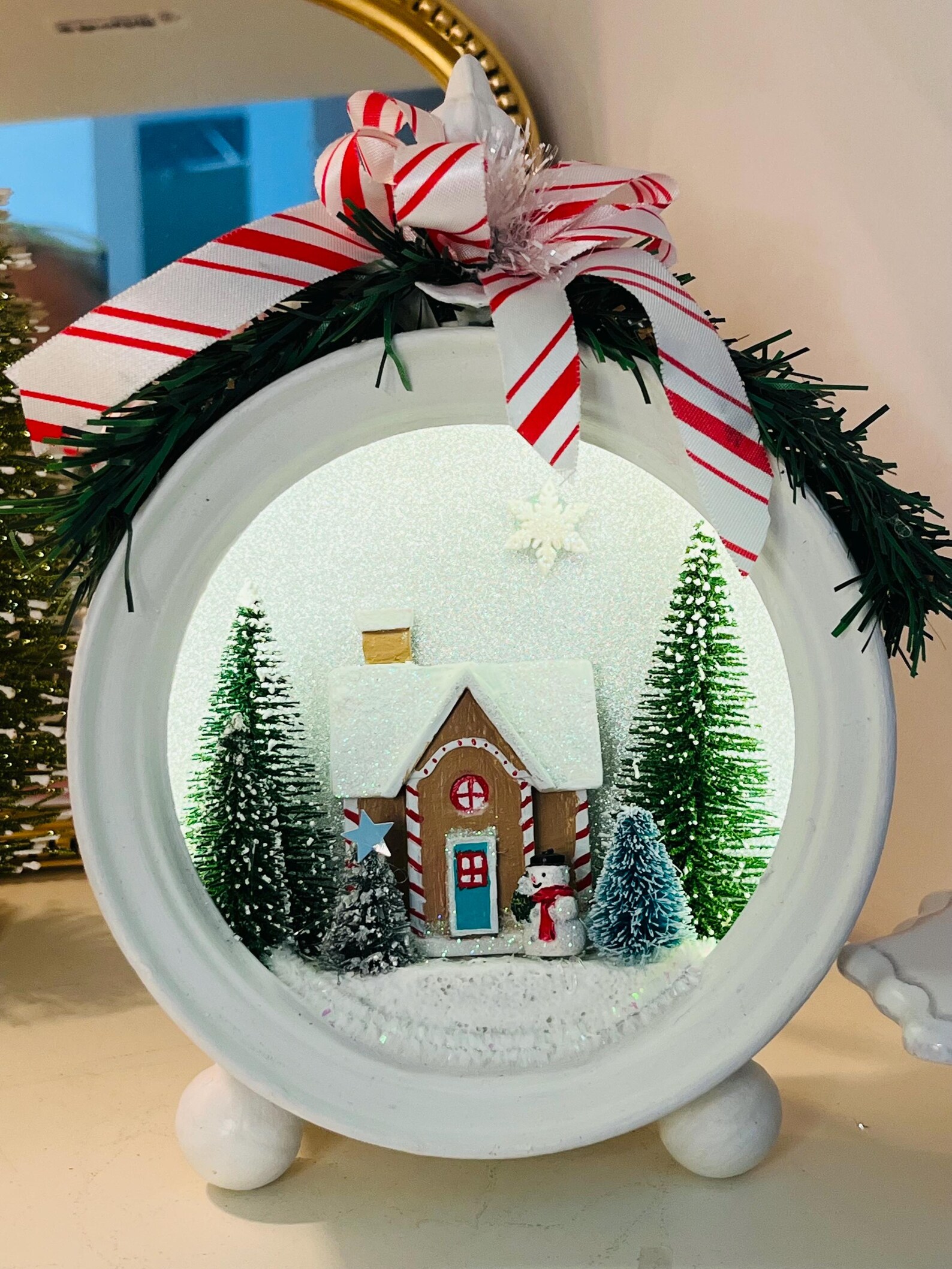 Christmas Miniature Shadow Boxes in Repurposed Clocks - Etsy