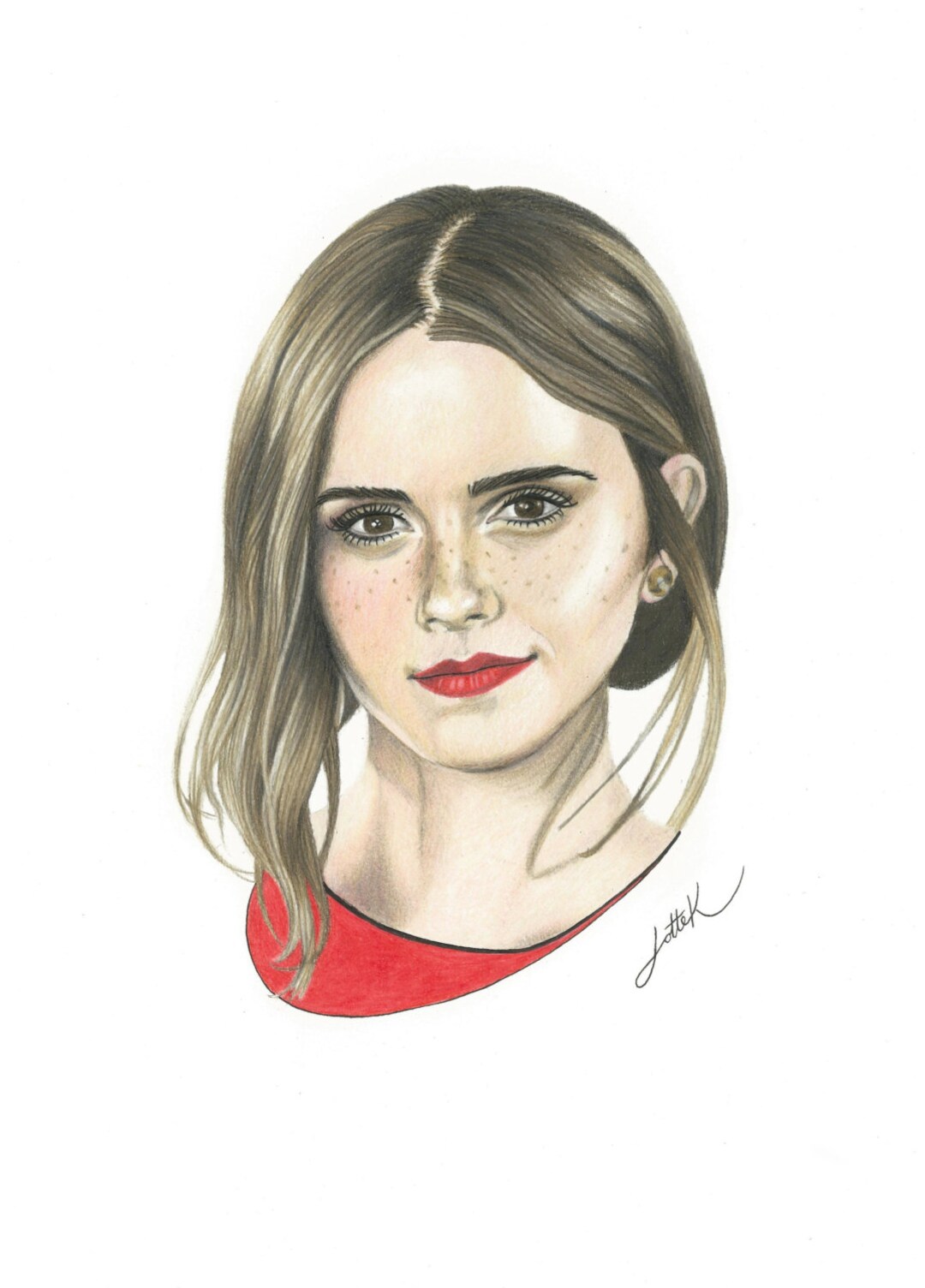 Emma Watson Self Portrait