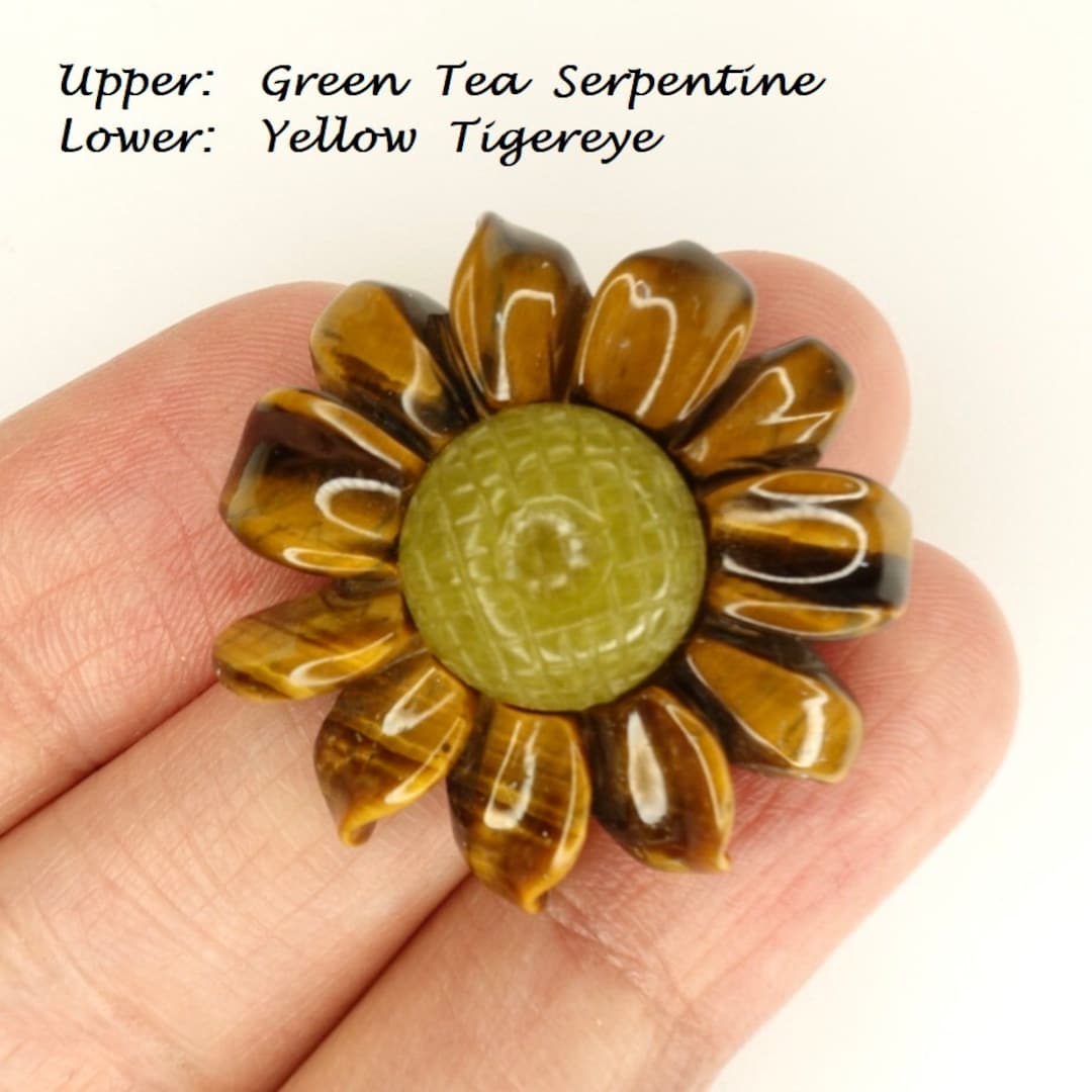 Nathal Colour Handcrafted Doublet Nathal Stone Flower Green - Etsy