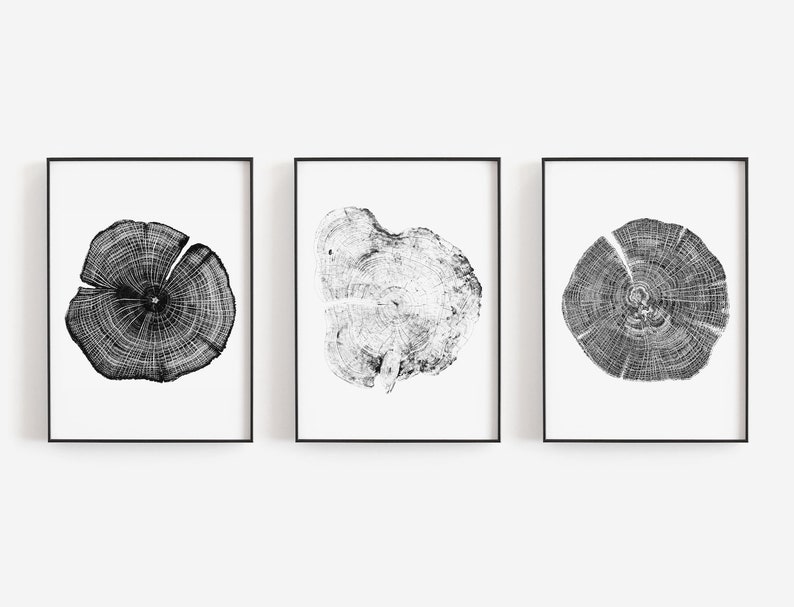 Set of Three Prints Set of 3 Prints Set Tree Prints Tree - Etsy Canada