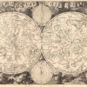 Astronomy Print, Zodiac Art Print, Astronomy Gifts, Astronomy Art ...