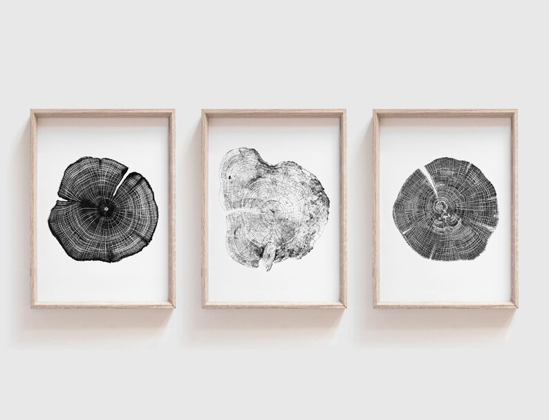 Set of Three Prints Set of 3 Prints Set Tree Prints Tree - Etsy Canada