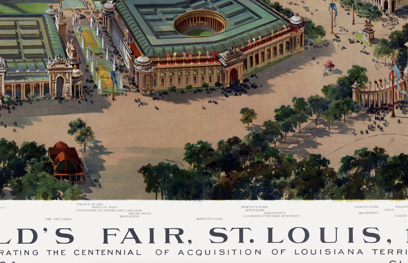 World's Fair St. Louis St. Louis World's Fair St. - Etsy