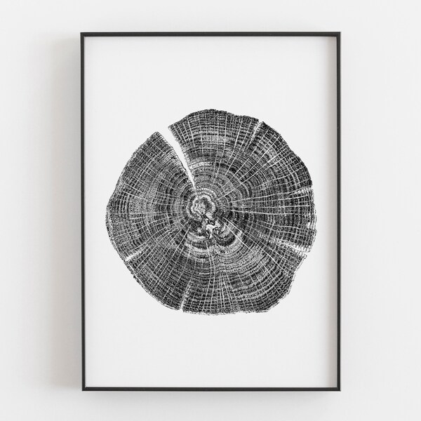 Tree Rings Print - Etsy