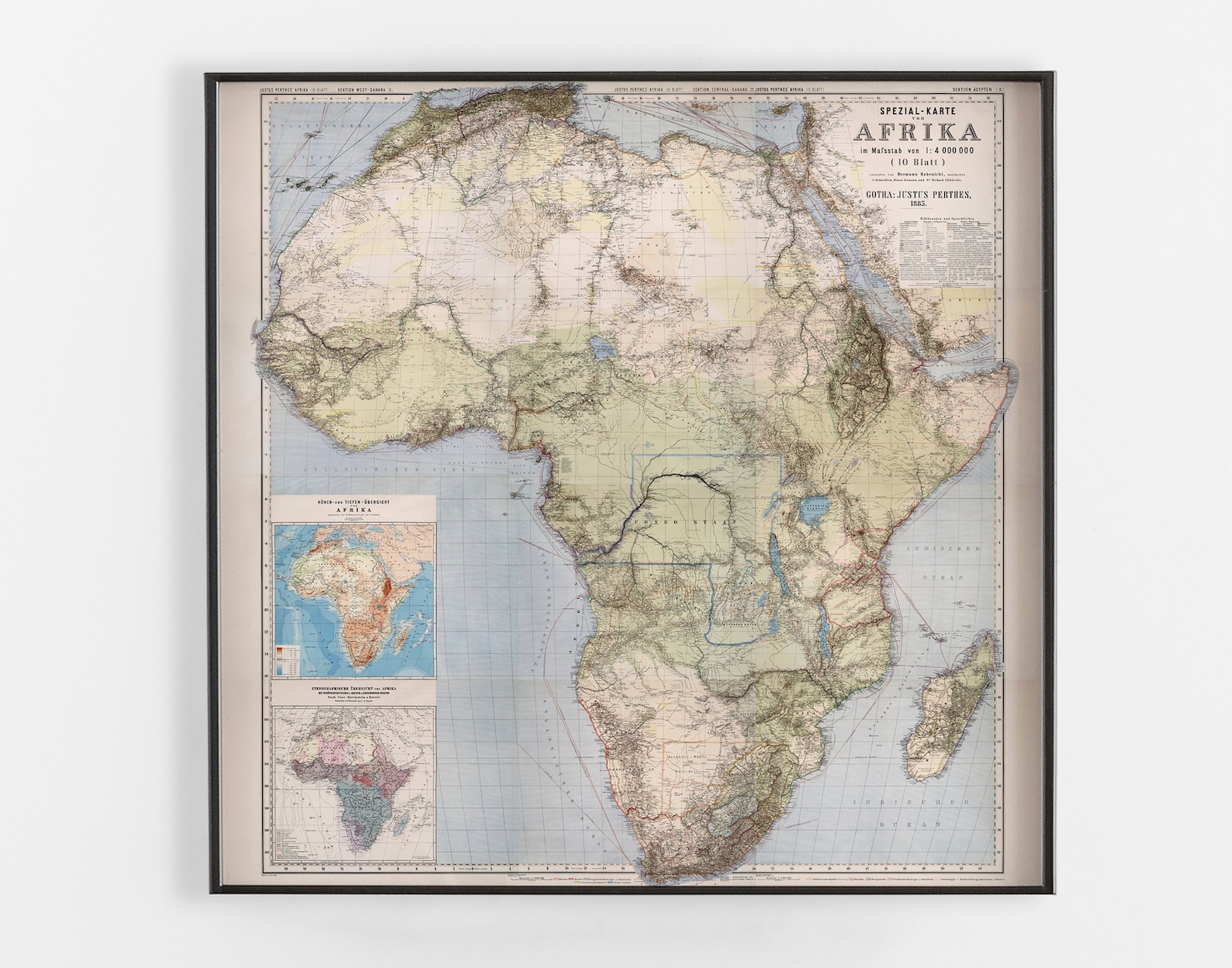 Africa Map African Map Africa Map Wall Art Africa Map - Etsy