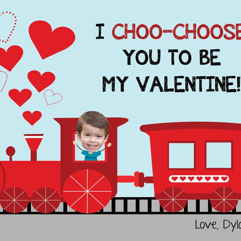 Train Valentine - Etsy