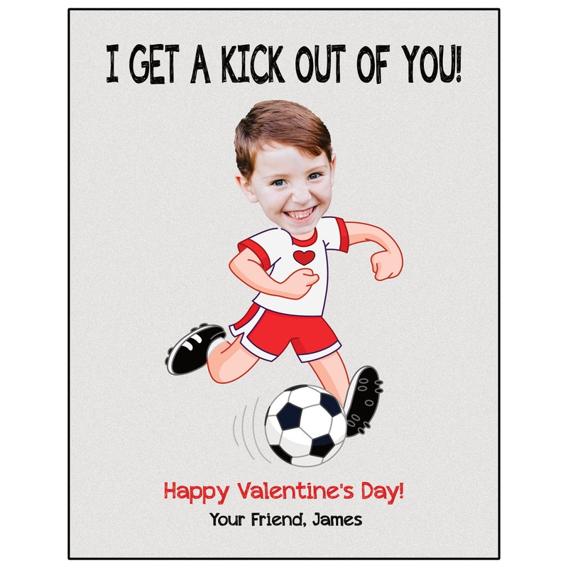 Soccer Valentine - Etsy