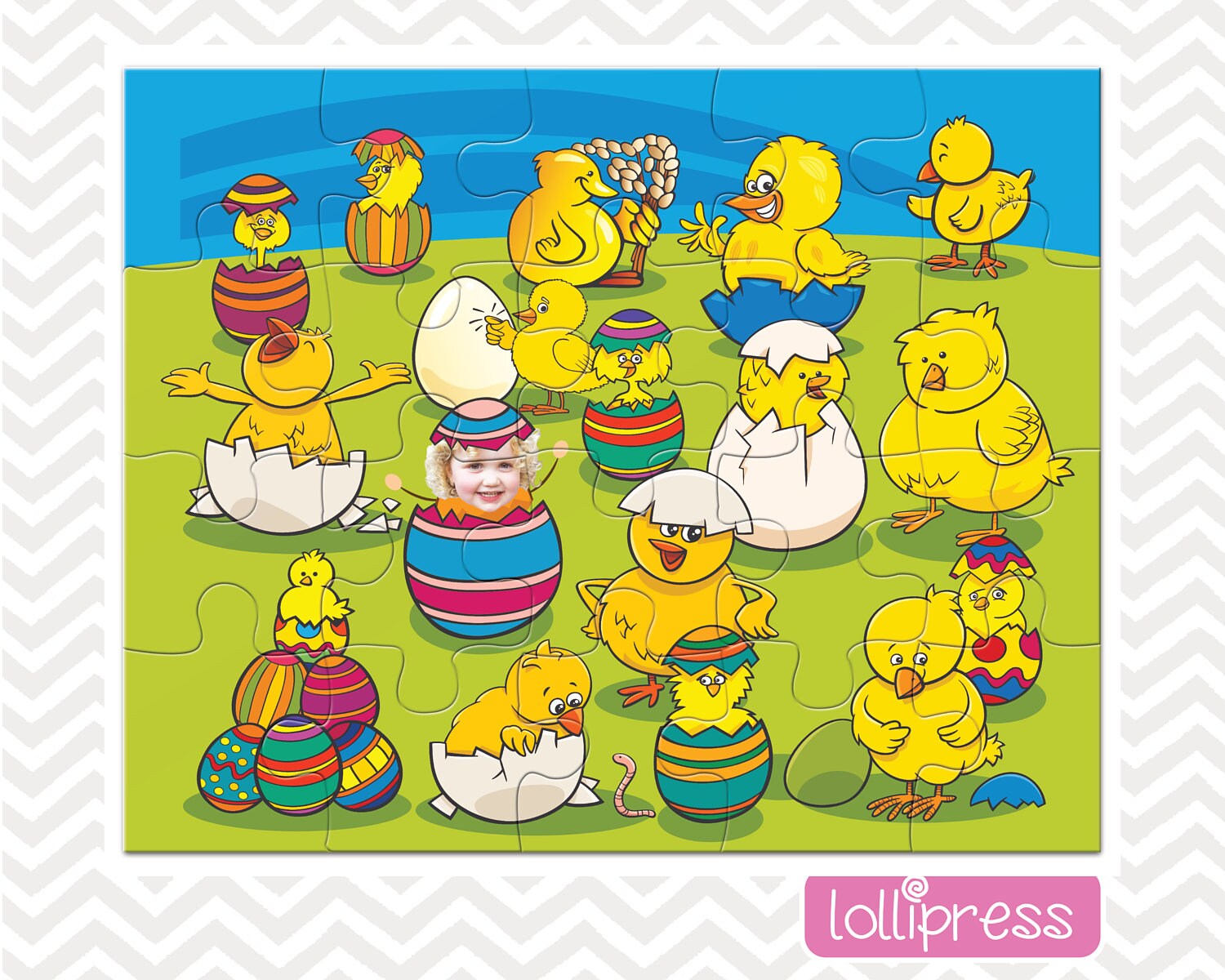 Easter Jigsaw Puzzle, Easter Basket Stuffer, Easter Gift for Kids ...