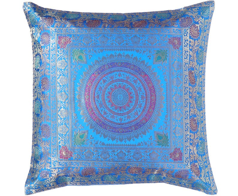 18 Square Indian Traditional Mandala Cushion Cover - Etsy