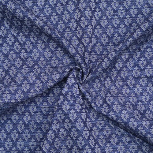 Gold/blue Silk/metallic Brocade Jacquard Fabric 44 - Etsy