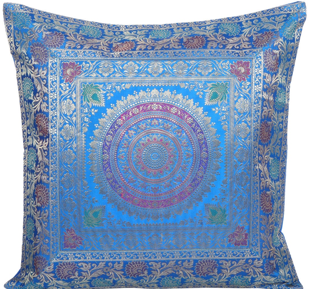 18 Square Indian Traditional Mandala Cushion Cover - Etsy