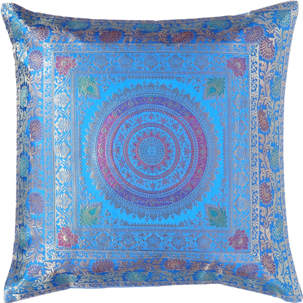 18 Square Indian Traditional Mandala Cushion Cover - Etsy