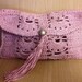 Crochet Pink Cosmetic Case, Easy Crochet Purse is Nice Valentine's Day ...