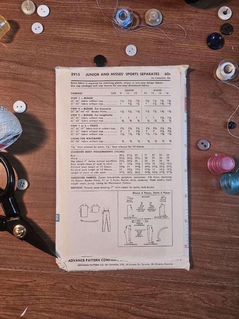 1960s Advance Sew-easy Pattern – Mod Dress, Coat, Pants, Weskit - Uncut ...