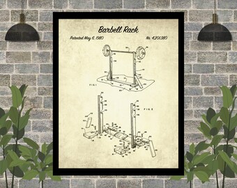 Barbell Wall Rack - Etsy
