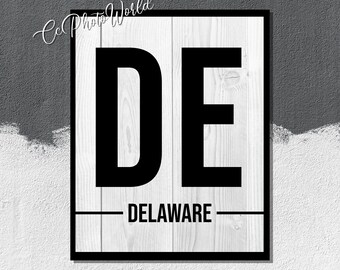 Delaware Printable Small Wonder Delaware Home State Art - Etsy Canada