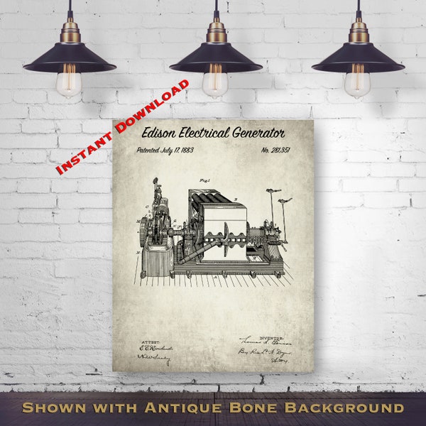 Edison Generator - Etsy