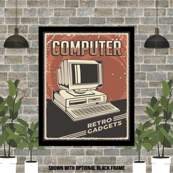 Retro Computer - Etsy