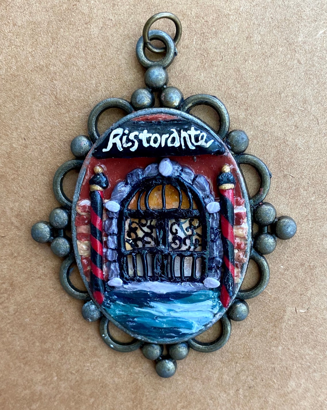 Hand Sculpted Italian Pendant Necklace - Etsy