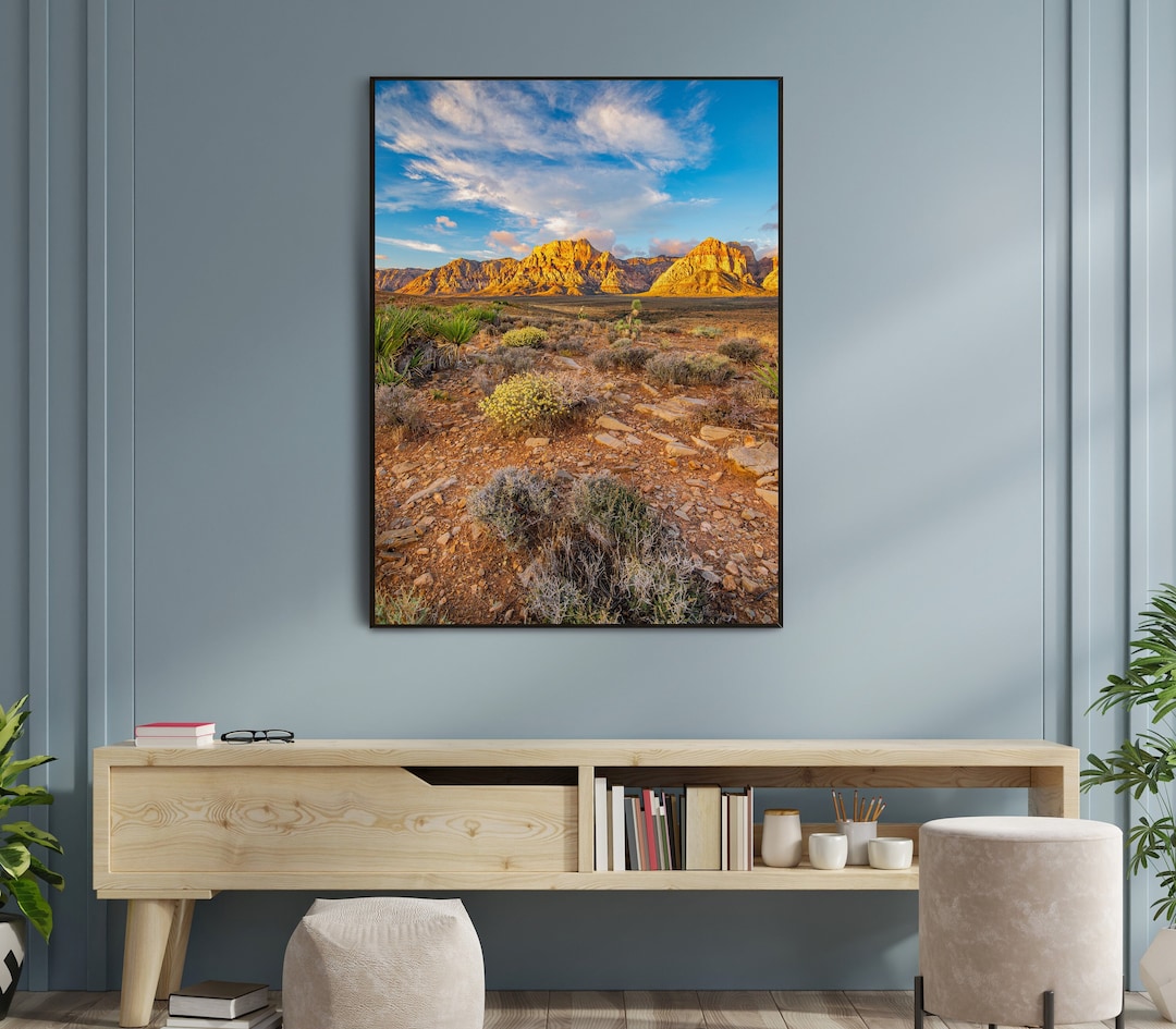 Red Rock Canyon Print Wall Art Red Rock Canyon Wall Hanging - Etsy