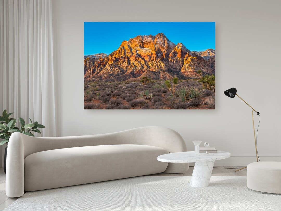 Red Rock Canyon, Canyon Art, Canvas Decor, Red Rock Canvas, Ptd Las ...