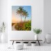 Beach Palm Tree Canvas | Tropical Palm Tree | Canvas Wall Art | Palm ...