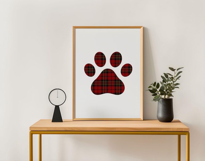 Paw Printable Digital Prints Wall Art Home Decor - Etsy