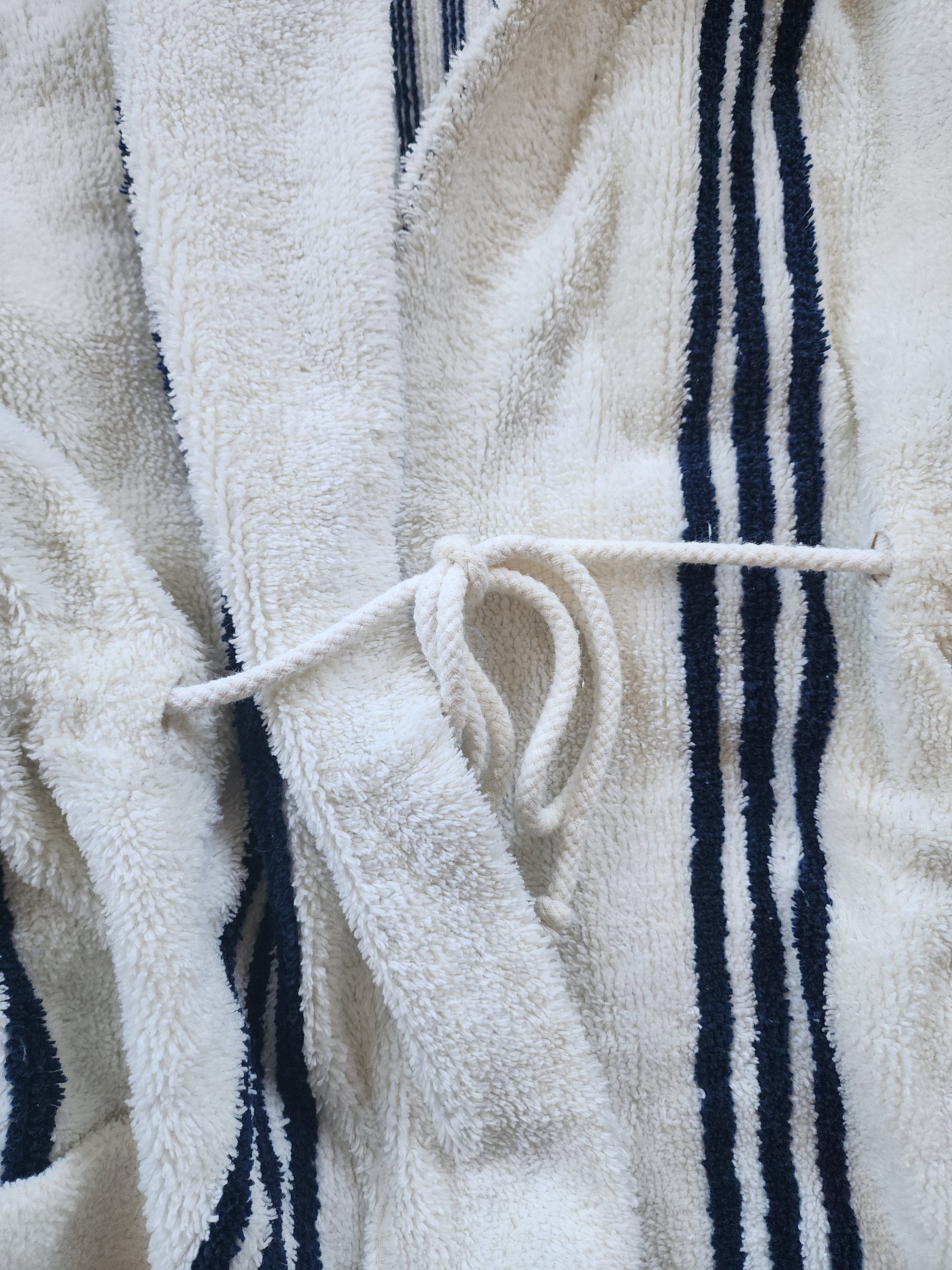 Vintage 80s 90s Victoria's Secret Country Striped Robe Made in England ...