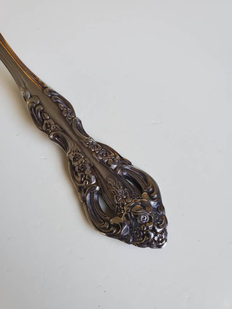 Vintage Oneida Stainless Heirloom Michelangelo Dinner Fork Cubed Stamp ...