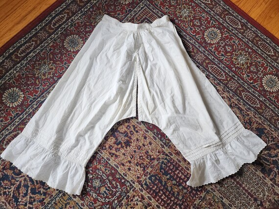Antique 1910s Split Leg Bloomers Pantaloons Small Sta… - Gem