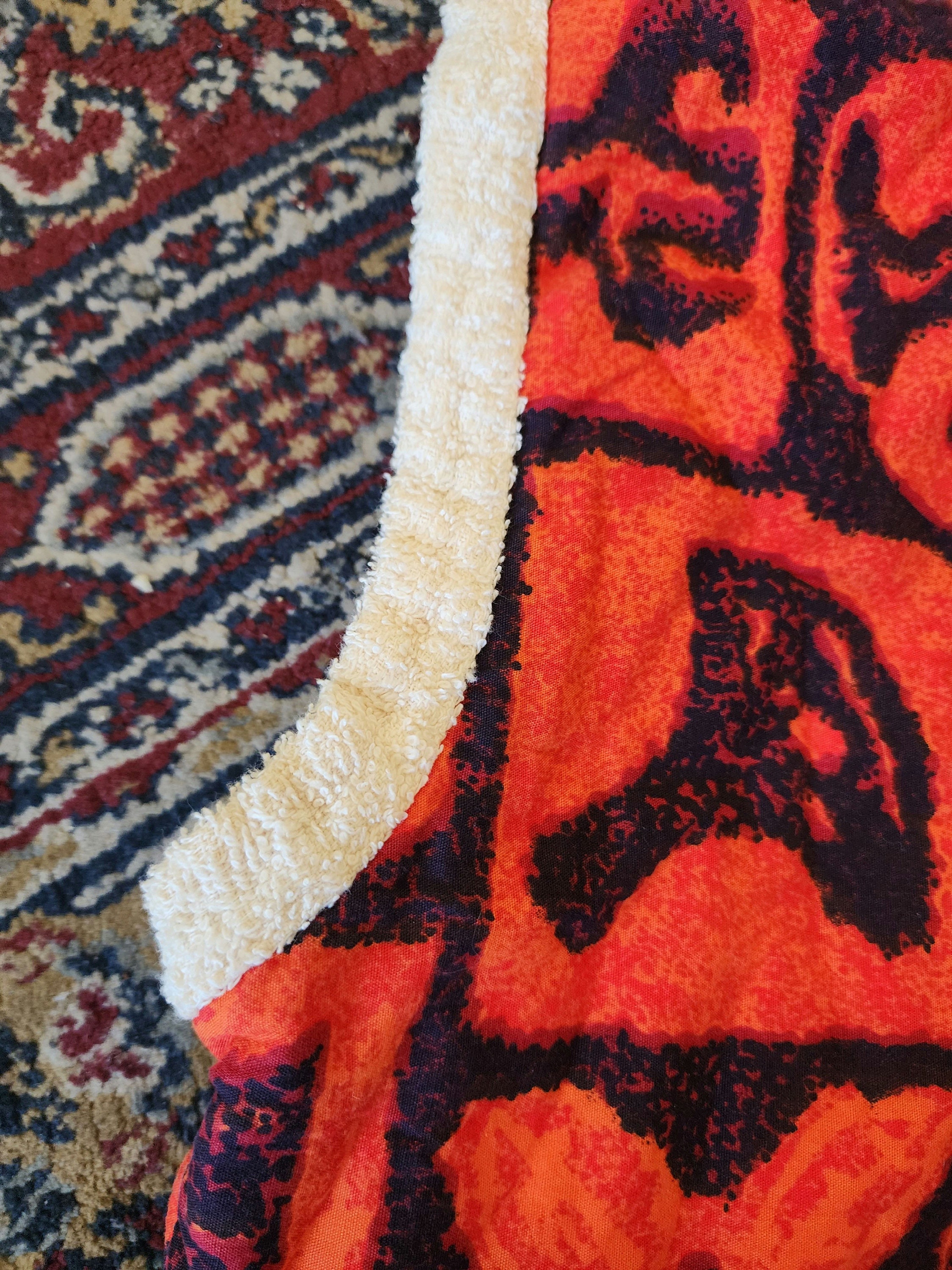 Vintage 50s 60s RAKI RAKI Cabana Shirt Terry Cloth Lined Wakkies by ...