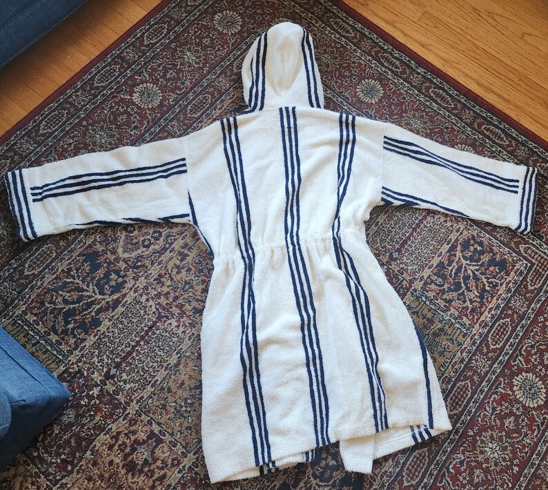 Vintage 80s 90s Victoria's Secret Country Striped Robe Made in England ...