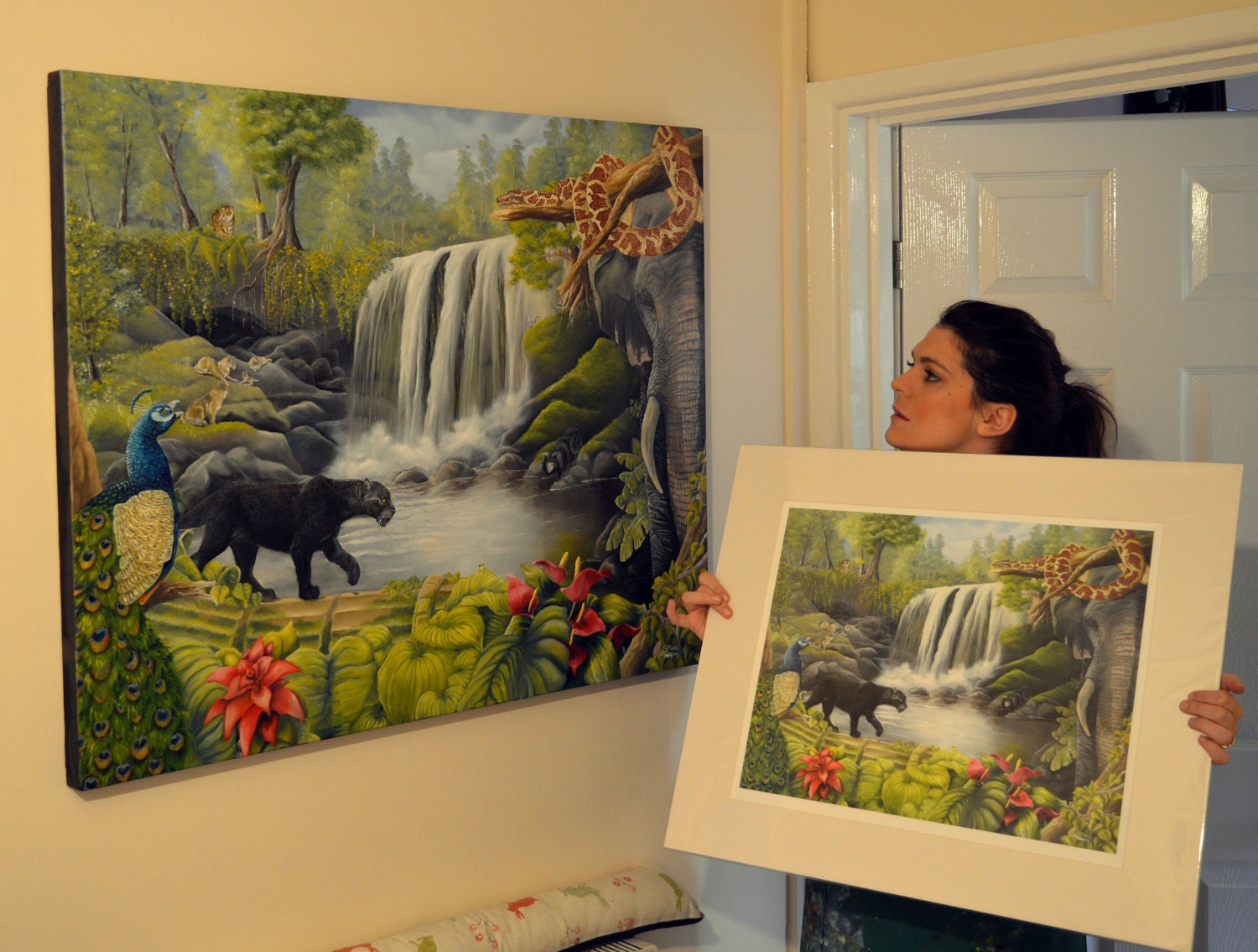 KIPLING'S JUNGLE / the Jungle Book / Rudyard Kipling / Jungle Print ...