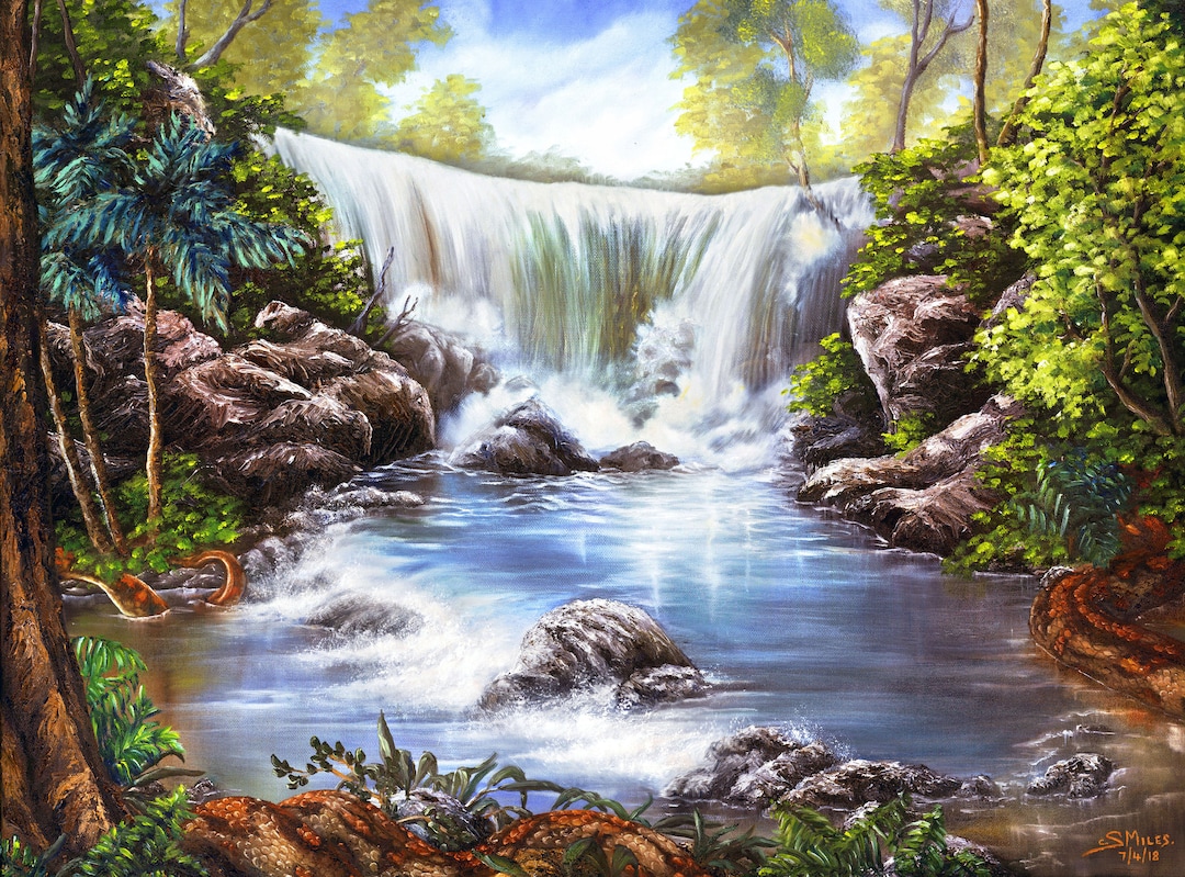 LA SACHAMAMA / Madre de la Tierra / Impresión de cascada / Impresión ...