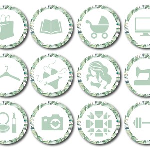 Instagram Story Highlights Icons Greenery Farmhouse Blogger 20 Pack ...