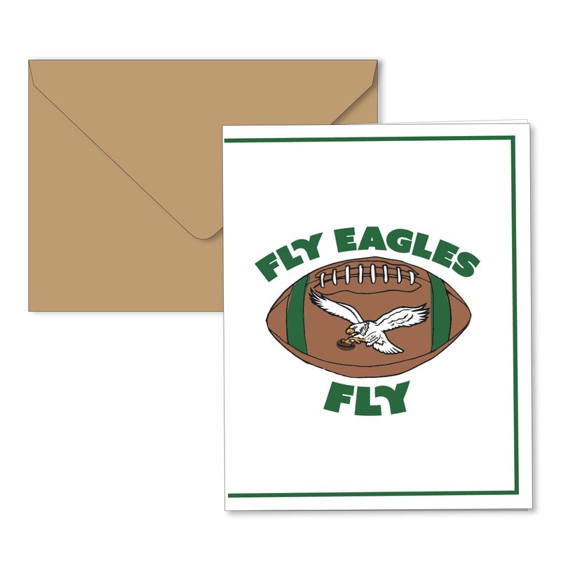Philadelphia Eagles Birthday Cards - Etsy