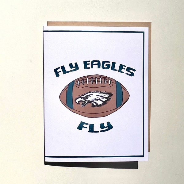 Philadelphia Eagles Birthday Card - Etsy