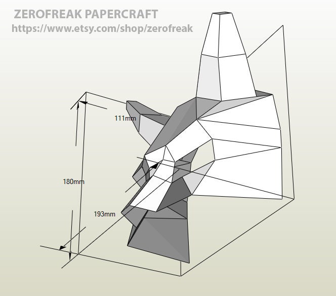 Devil Mask Papercraft Costumes DIY - Etsy